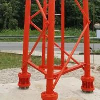 China Self Supported Tubular Steel Lattice 5G Cellular Communication Tower for sale