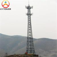 China 40m 4 Legged Wireless Self Supporting Wifi Antenna Angle Steel Communication Tower for sale