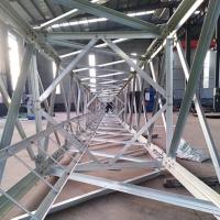 China 50m 4-legged Microwave Antenna Wifi Telecommunication Angle Steel Tower for sale