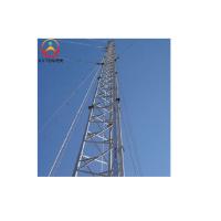China Guyed Wire 5G/4G/3G Mast Galvanized Tubular Steel Telecommunication Tower for sale