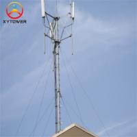 China Guyed Wire 5G/4G/3G Mast Galvanized Tubular Steel Telecommunication Tower for sale