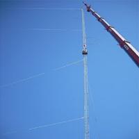 China 80FT Hot Dip Galvanized Self Supporting Guyes Wire Mast Lattice Telecommunication Tower for sale