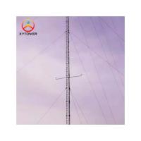 China High Quality 50m Tubular Steel Wifi Antenna Telecommunication Guyed Tower for sale