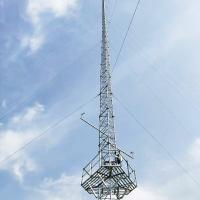 China High Quality 50m Tubular Steel Wifi Antenna Telecommunication Guyed Tower for sale