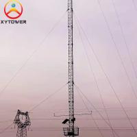 China High Quality Steel Pipe Telecommunication Guyed Tower with Antenna Bracket for sale
