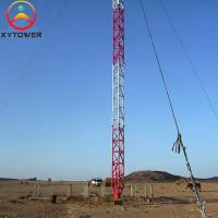 China High Quality Steel Pipe Telecommunication Guyed Tower with Antenna Bracket for sale
