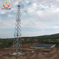 China High Quality Low-cost Vertical 3 Legged Steel Lattice Telecommunication Guyed Tower for sale