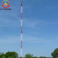China Self-supporting Guyed Wire Telecommunication Cell Gsm 4g 5g Antenna Bts Mast Tower for sale