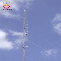 China Self-supporting Guyed Wire Telecommunication Cell Gsm 4g 5g Antenna Bts Mast Tower for sale