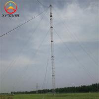 China Self-supporting Guyed Wire Telecommunication Cell Gsm 4g 5g Antenna Bts Mast Tower for sale