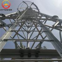China Factory Customized 60M 3 Legged Tubular Steel Self Supporting Cell Phone Telecommunication Towers for sale