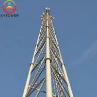 China Customized Design 3 Legged Steel Lattice 5G Wifi Telecommunication Tubular Antenna Tower for sale