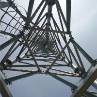 China Customized Design 3 Legged Steel Lattice 5G Wifi Telecommunication Tubular Antenna Tower for sale