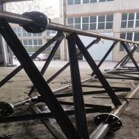 China 20m Four Legged Steel Tube Antenna Microwave Cellular Communication Tower for sale