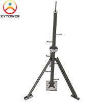 China 5G Cell Signal Single Pipe Telecommunication Rooftop Pole for sale