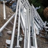 China Galvanized Cell Phone Steel Pole Telecommunication Rooftop Tower for sale