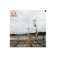 China Self Supporting Hot Galvanized Steel Pipe Telecommunication Rooftop Antenna Tower for sale