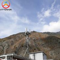 China Self Supporting Hot Galvanized Steel Pipe Telecommunication Rooftop Antenna Tower for sale