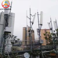 China Self Supporting Hot Galvanized Steel Pipe Telecommunication Rooftop Antenna Tower for sale