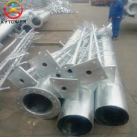 China Self Supporting Hot Galvanized Steel Pipe Telecommunication Rooftop Antenna Tower for sale