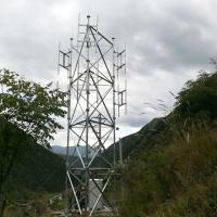 China 12m Telecommunication Steel Tube Rooftop Cellular Tower for sale