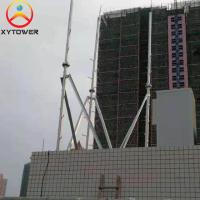 China Customizable 12m 20m Gsm Telecommunication Steel Rooftop Monopole Roof Top Tower for sale