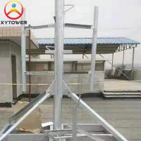 China Customizable 12m 20m Gsm Telecommunication Steel Rooftop Monopole Roof Top Tower for sale