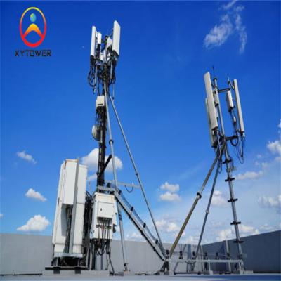 China GSM Antenna Roof Top Monopole 5G signal Tower for sale