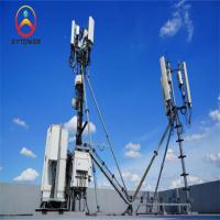 China GSM Antenna Roof Top Monopole 5G signal Tower for sale