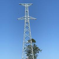 China Hot Dip Galvanized Angle Steel Electricity Transmission Tower for sale