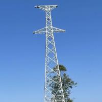 China Hot Dip Galvanized Angle Steel Electricity Transmission Tower for sale