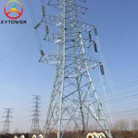 China Multi-circuit Galvanized Lattice Steel Electric Power Transmission Towers for sale