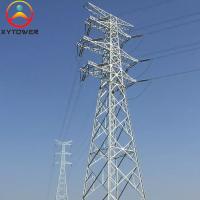 China Multi-circuit Galvanized Lattice Steel Electric Power Transmission Towers for sale