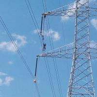China Galvanized High Tension 400kv Electric Transmission Line Steel Tower for sale