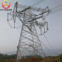 China Hot Sale 500KV Multi-circuit Angular Lattice Electrical Transmission Line Steel Tower for sale