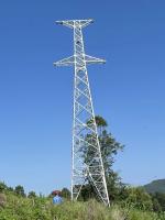 China High Voltage Galvanized Lattice Power Transmission Tower for sale