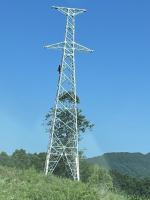 China High Voltage Galvanized Lattice Power Transmission Tower for sale