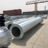 China 35kV Galvanized Octagonal Electrical Steel Pole With High Quality and Low Price for sale
