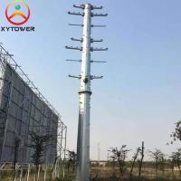 China Electrical Power Transmission Line Galvanized Steel Monopole for sale