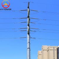 China Galvanized Steel Monopole for Electricity Power Transmissionand Distribution Line for sale