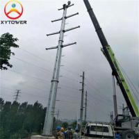China Galvanized Steel Monopole for Electricity Power Transmissionand Distribution Line for sale