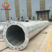 China Galvanized Steel Monopole for Electricity Power Transmissionand Distribution Line for sale