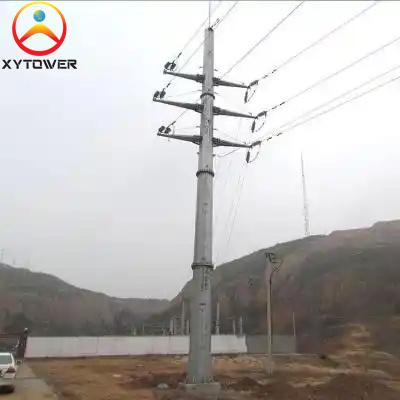 China 220kv Monopole Tower Electric Equipment for Electricity for sale