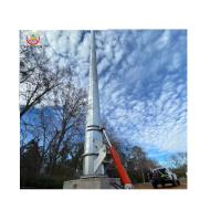 China 5G Octagonal Galvanized Communication Monopoles for sale