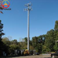 China 5G Octagonal Galvanized Communication Monopoles for sale