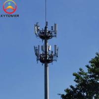 China 5G Octagonal Galvanized Communication Monopoles for sale