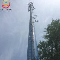 China 5G Octagonal Galvanized Communication Monopoles for sale