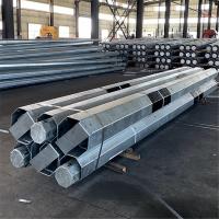 China 5G Octagonal Galvanized Communication Monopoles for sale