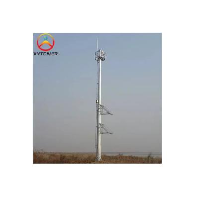 China Self supporting 5g Wifi Singal Antenna Telecom Mast Pole for sale