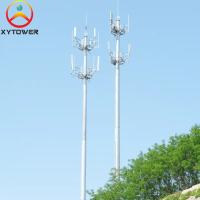 China Customized Galvanized Single Tube Telecommunication Antenna Wifi Monopole for sale
